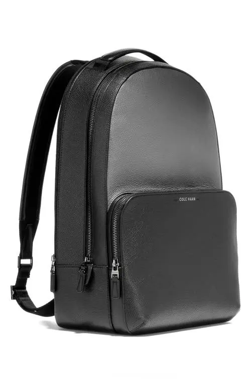 Cole Haan Grand Series Matthews Leather Backpack In Tornado